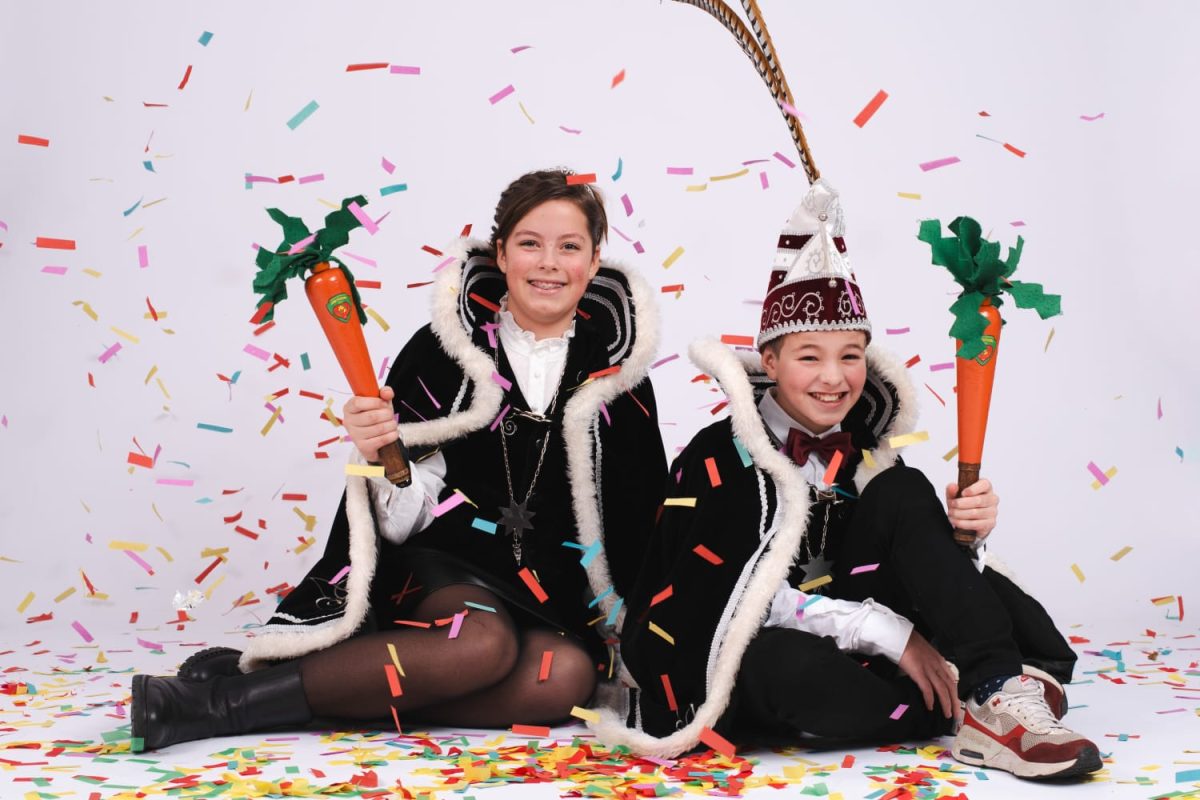 Jeugdprins Tim (Poels) en Jeugdprinses Lynn (Steuten) - CV De Moerebuuk Ell